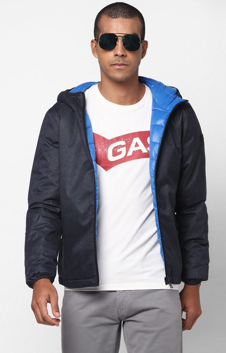 Zip-Front Hooded Jacket with Insert Pockets