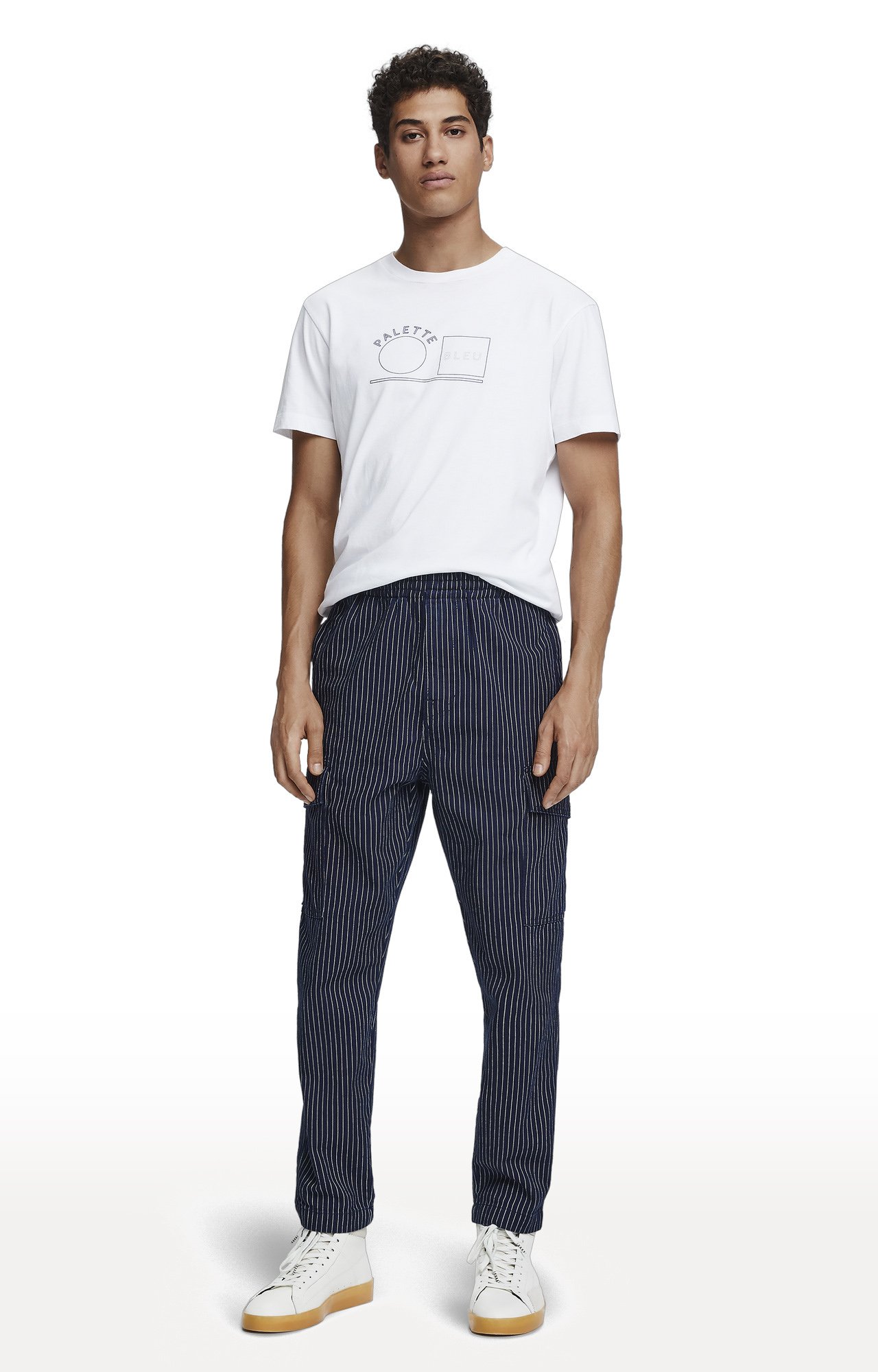 Indigo Tapered Chinos