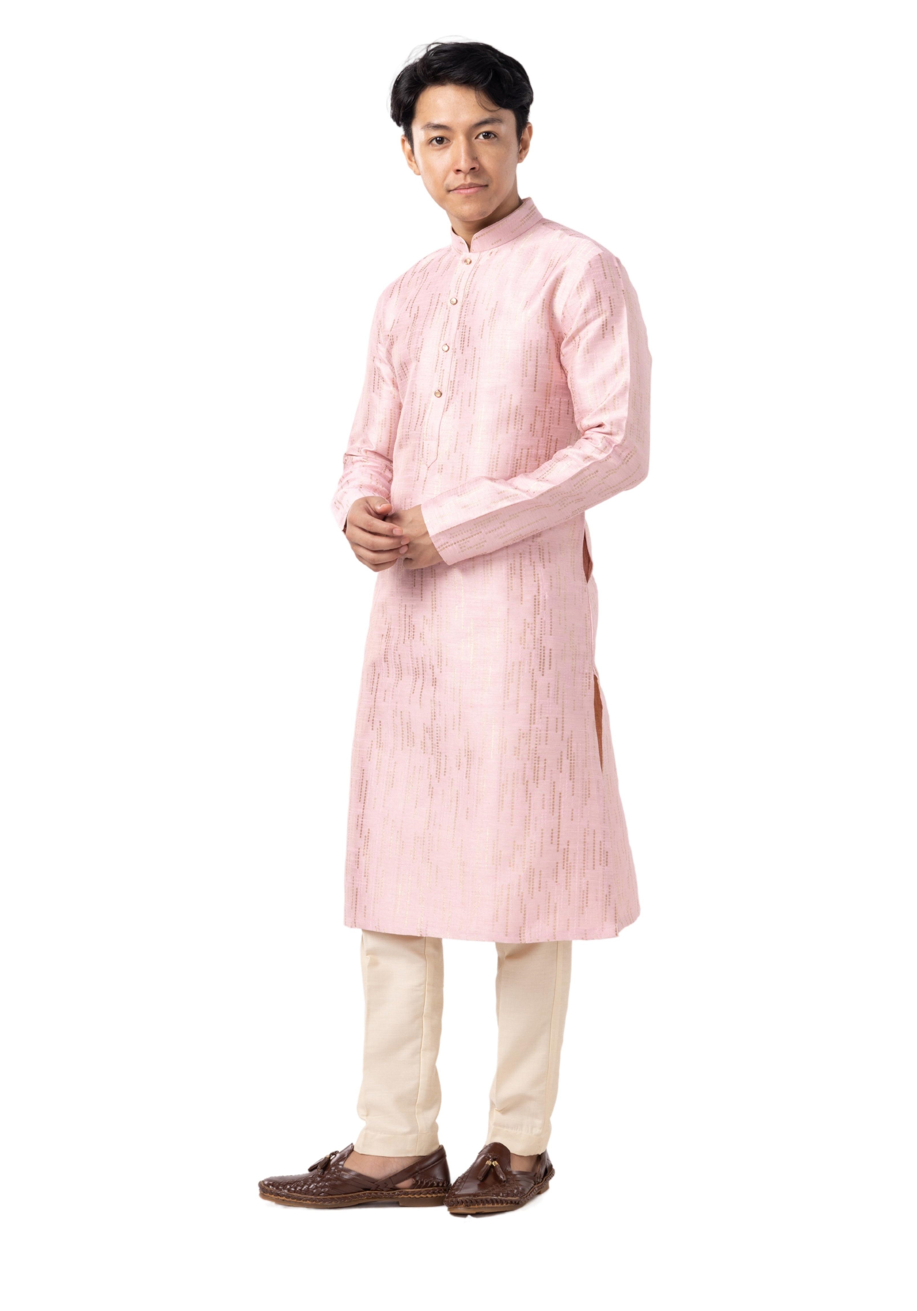 KRT6255-BLUSH PINK GOLD GEO TEXTURE