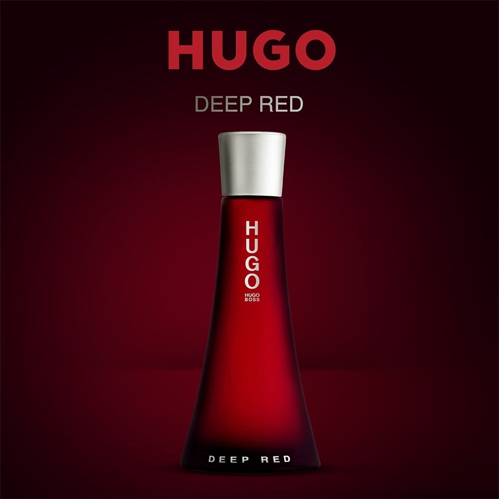 Deep red perfume store