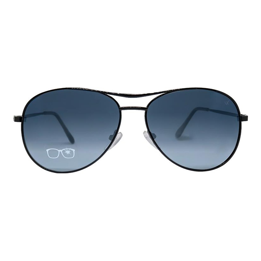 Aviator Polarised Lens Grey Full Rim Medium Vision Express 12031P ...