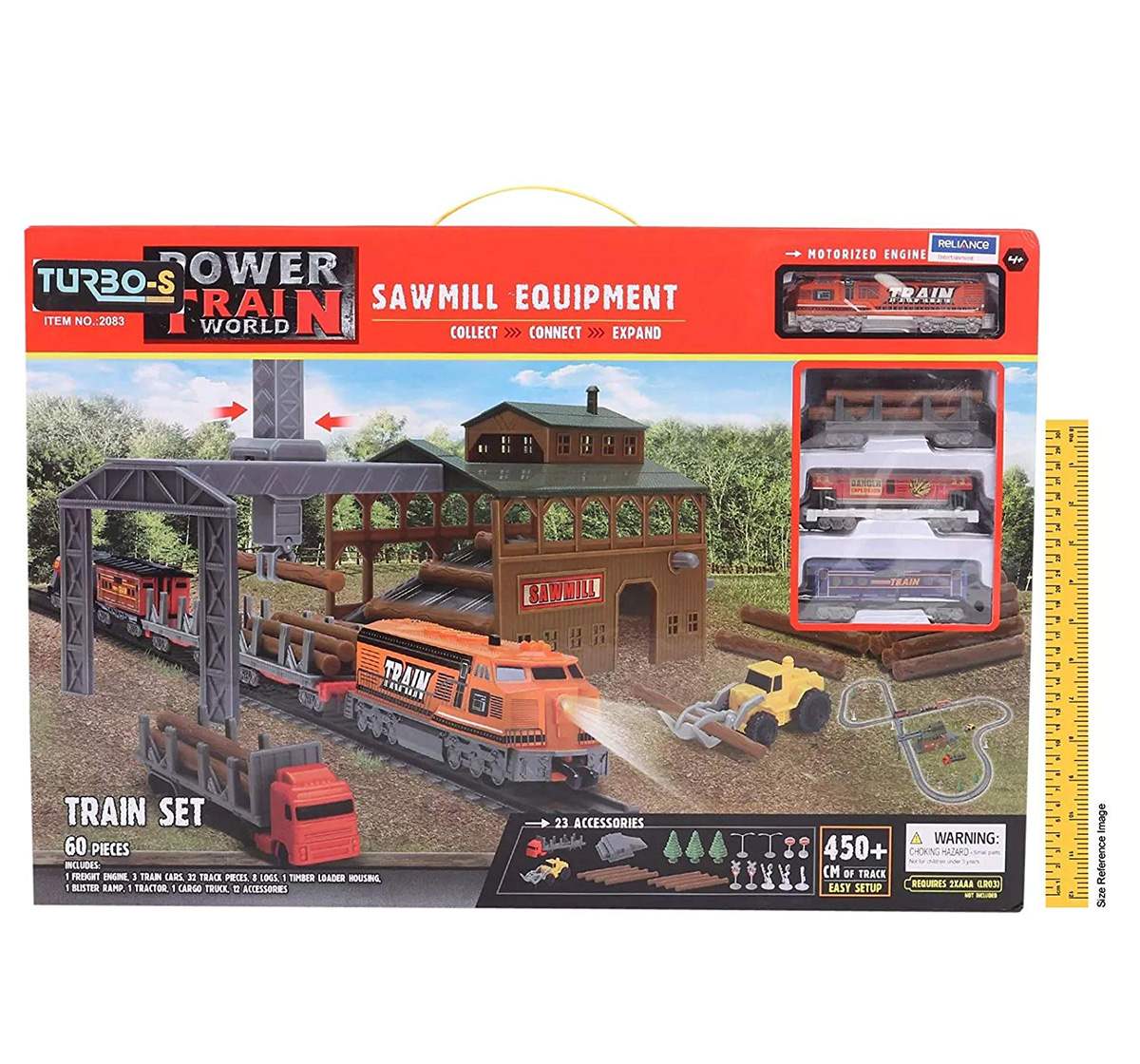 Power Trains World Sawmill Equipment Train Set