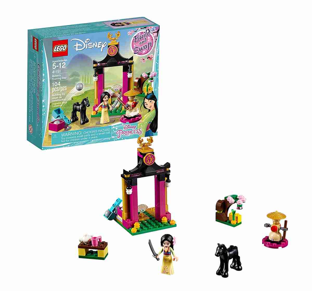 Lego Disney Princess 41151 Mulan'S Training Day Blocks for Kids age 5Y+