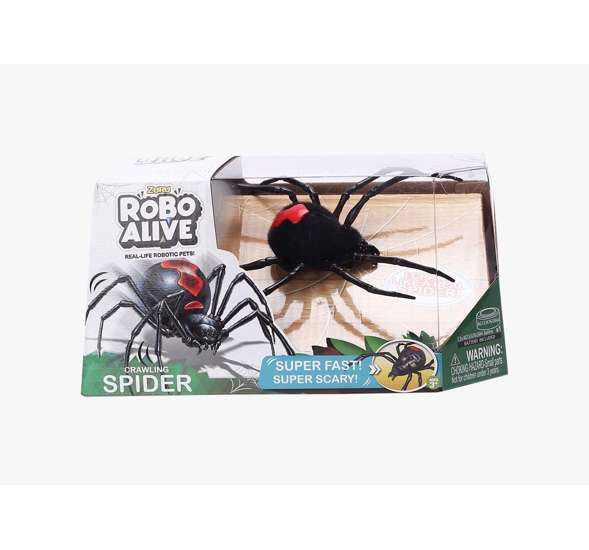 Zuru Robo Alive Boys Creepy Spider Robotics for Kids age 3Y+ (Black)
