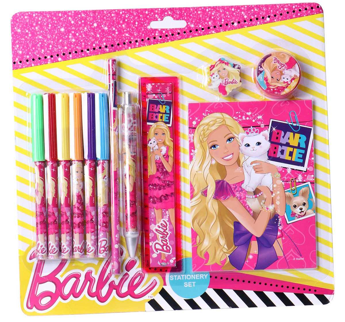 barbie writing set