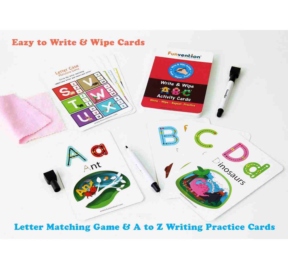 Funvention Write & Wipe Activity - Abc Alphabets Science Kits for Kids ...