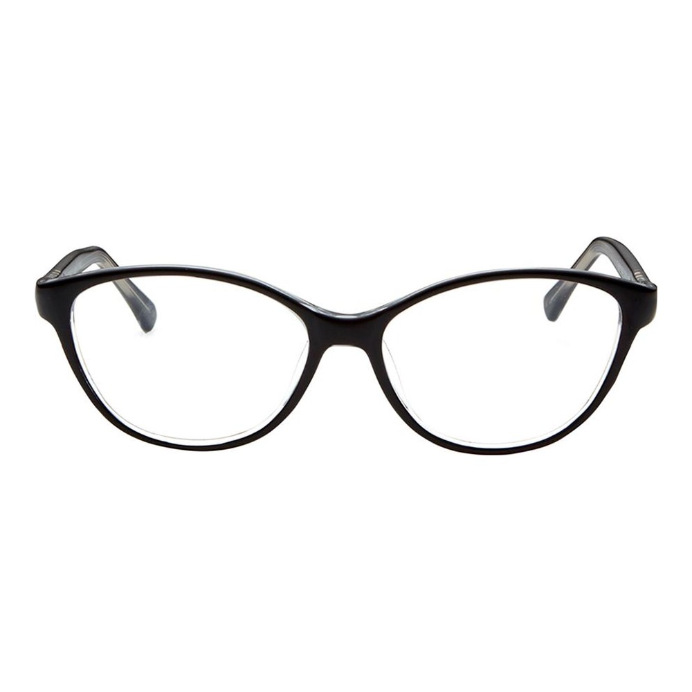 Blue Shield (Zero Power) Computer Glasses : Full Rim Cat Eye Black ...