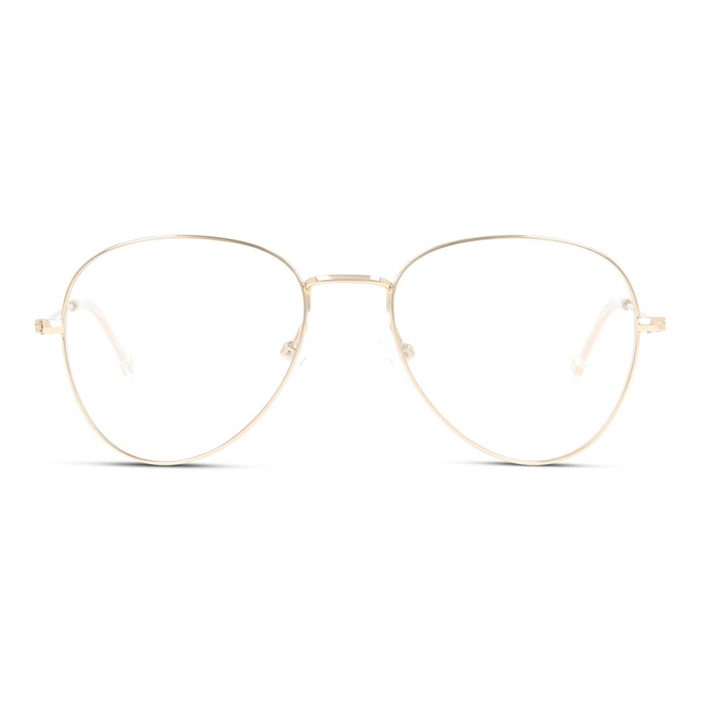 Full Rim Stainless steel Aviator Gold Medium Unofficial UNOM0072 Eyeglasses