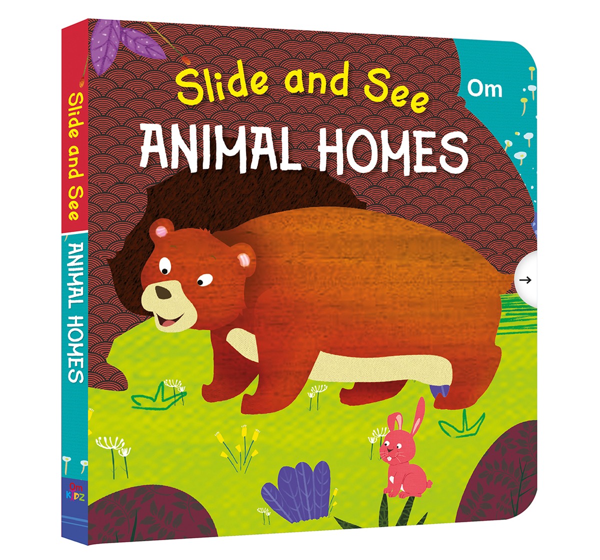 Om Kidz: Slide And See Animal Homes 10 Pages Book By Kirti Pathak ...