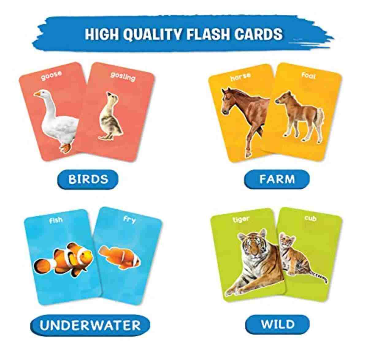 Skillmatics Animals Number Their Babies Flash Card Game for Kids 18M ...