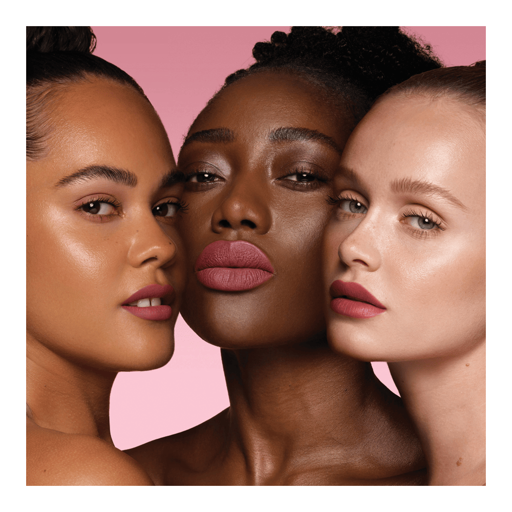 dark pink brown lip liner