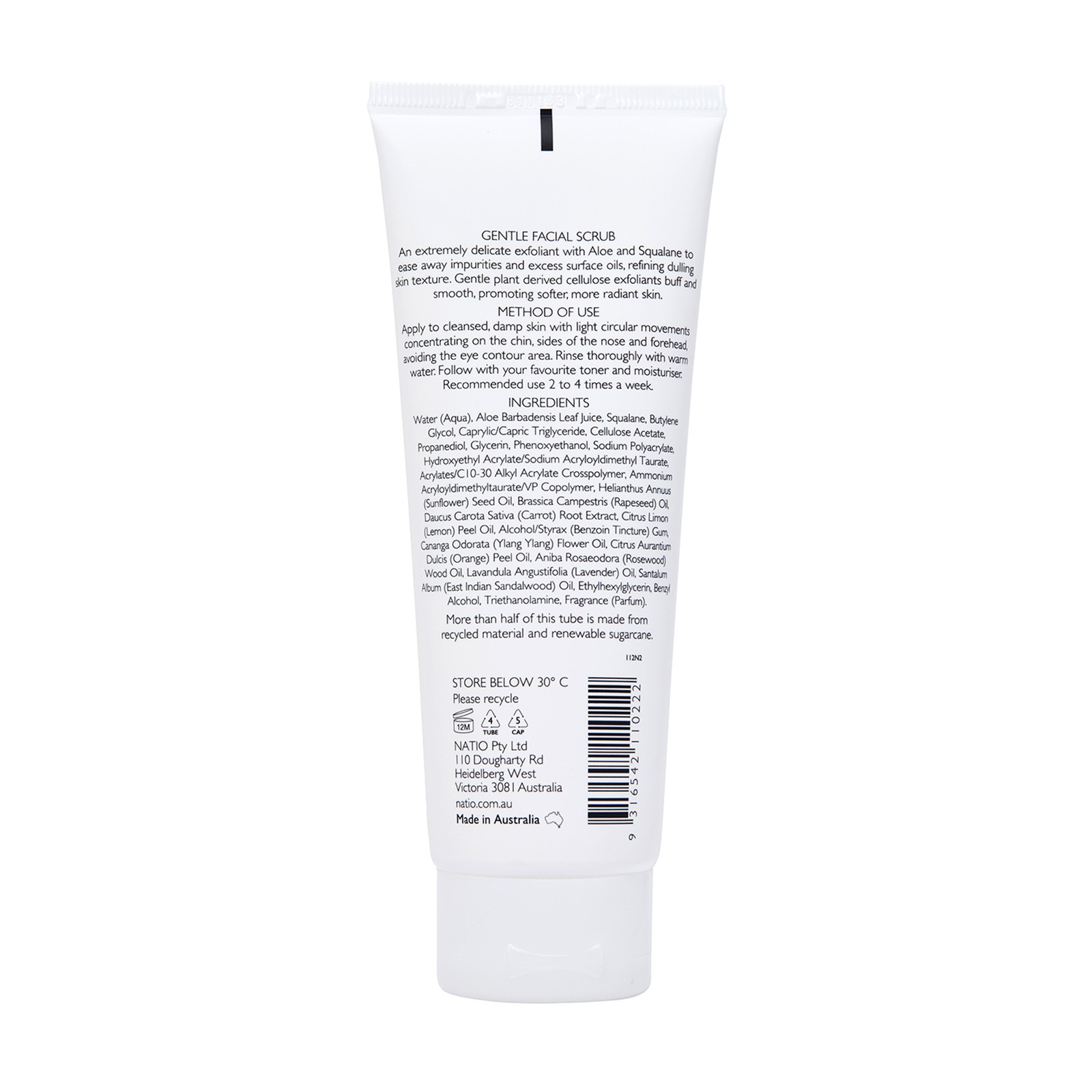 Gentle Facial Scrub • 100gm