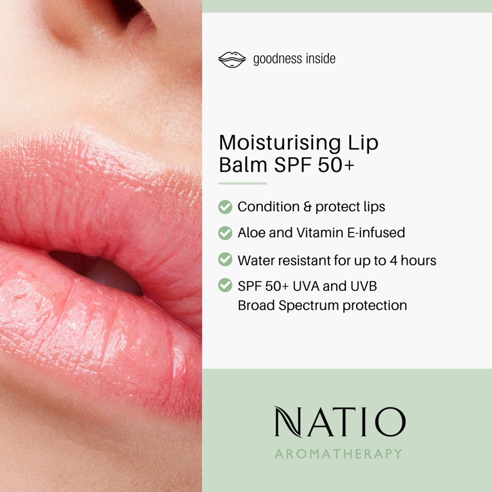 Aromatherapy Moisturising Lip Balm SPF 50+ • 4gm