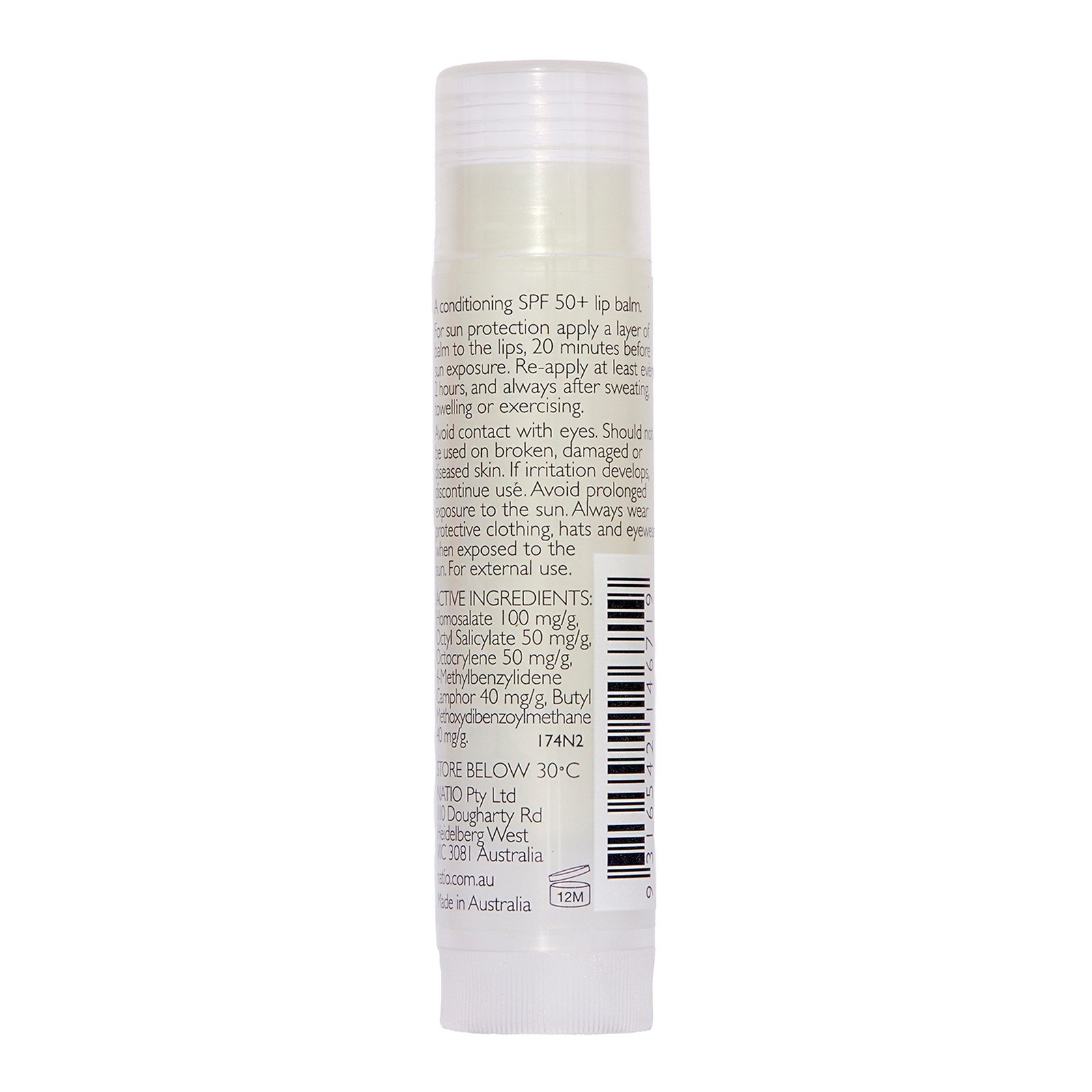 Aromatherapy Moisturising Lip Balm SPF 50+ • 4gm
