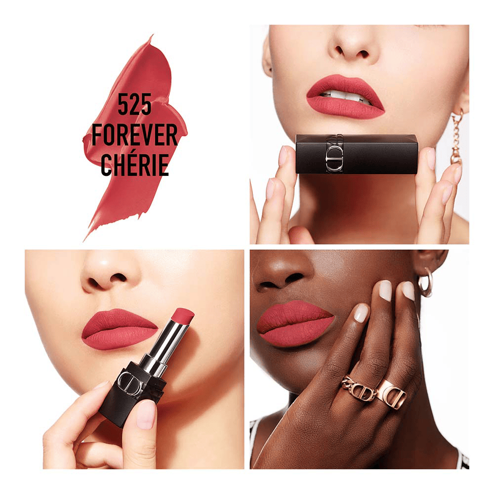 Rouge Dior Forever Lipstick • 525 Forever Cherie