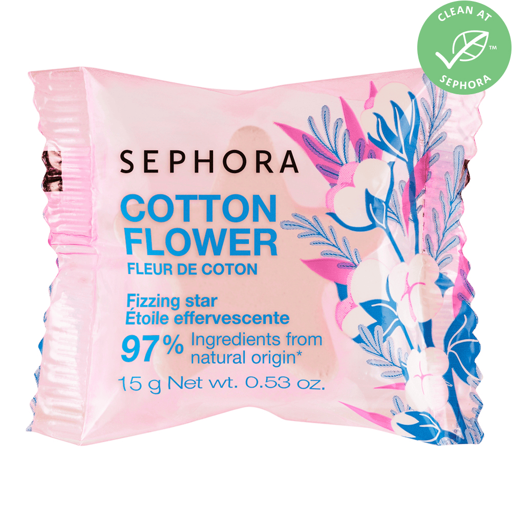 Fizzing Star Bath Cube • Cotton Flower