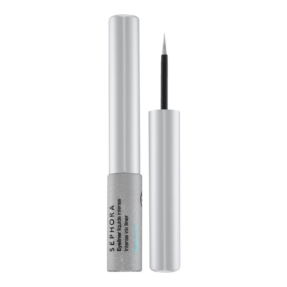 Intense Ink Waterproof Liquid Eyeliner • 14 Metallic Royal Silver