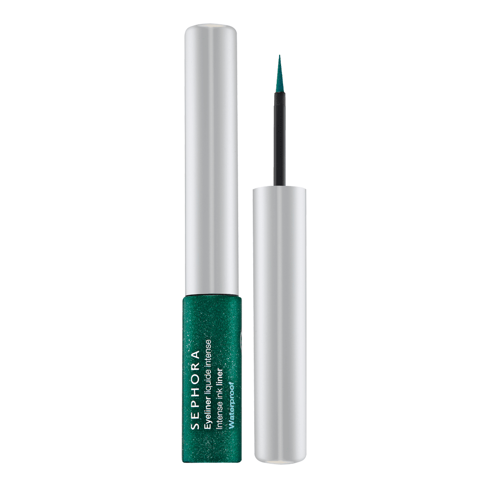 Intense Ink Waterproof Liquid Eyeliner • 12 Metallic Green Lagoon