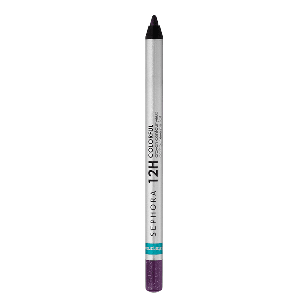 12H Colorful Contour Eye Pencil Waterproof Eyeliner • 61 Purple Disco ...