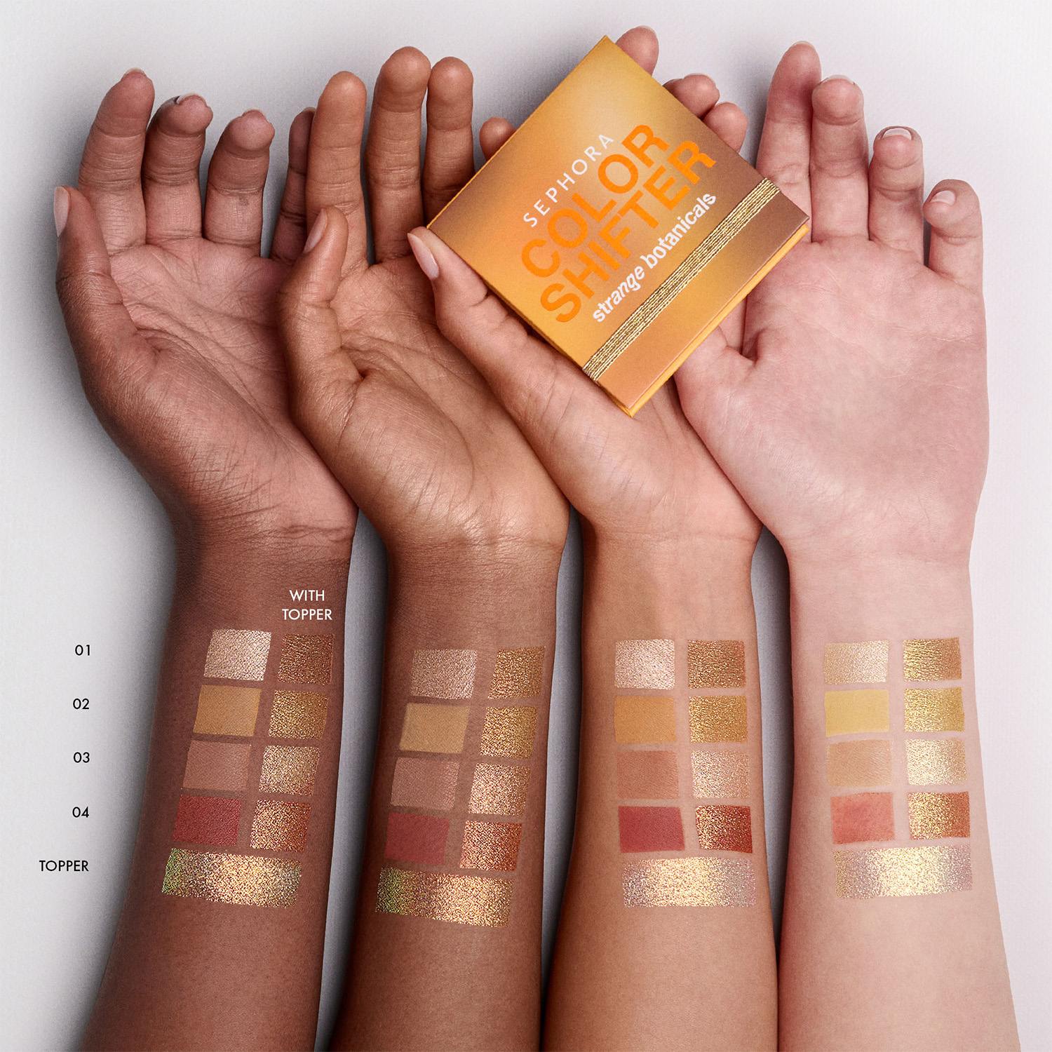 Color Shifter Strange Botanicals Eye Palette • Hypnotic Yellow Sunflower