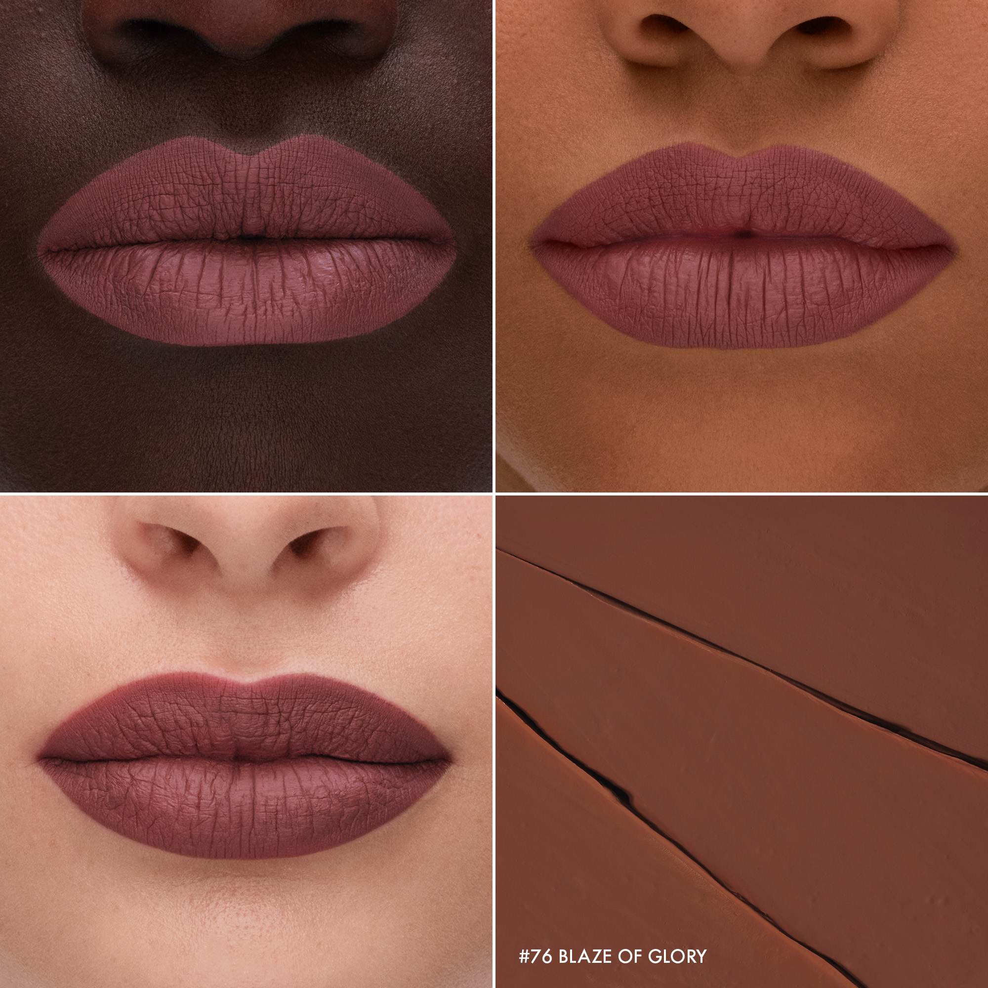 New Cream Lip Stain • 76 Blaze Of Glory
