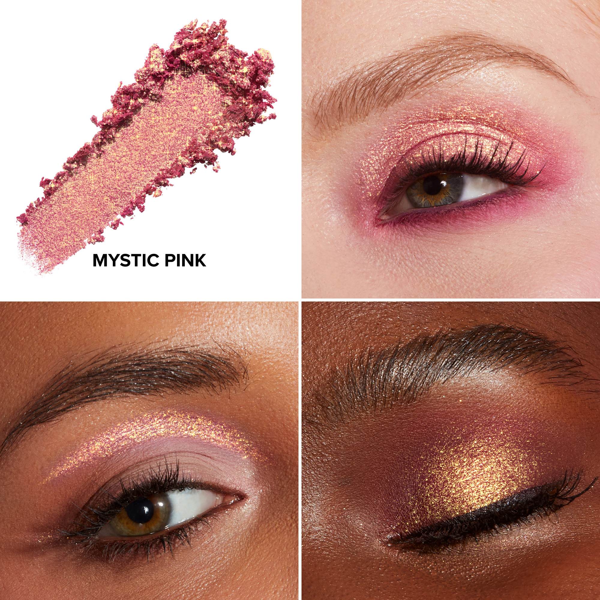 Disco Crush High Shine Multi - Use Eye Shadow & Highlighter • Mystic Pink
