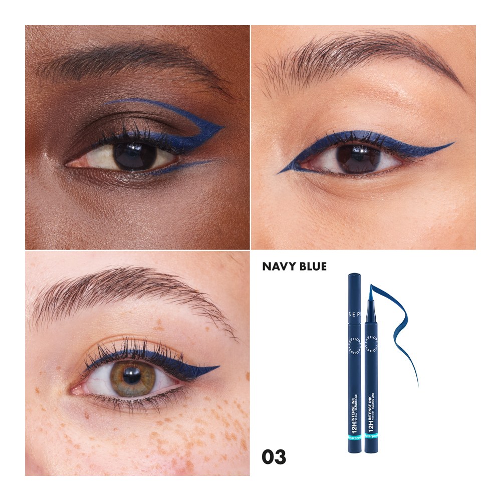 12H Intense Ink Classic Line Felt Eyeliner • 03 Navy Blue