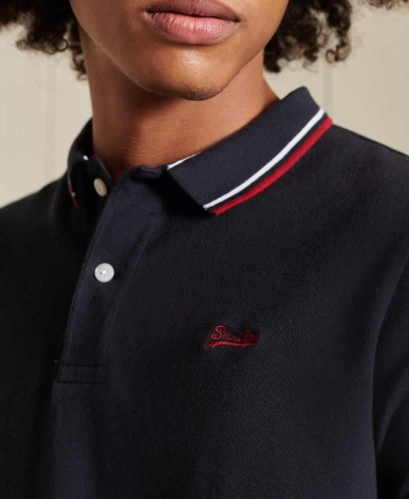 ORGANIC COTTON SHORT SLEEVE TIPPED POLO SHIRT