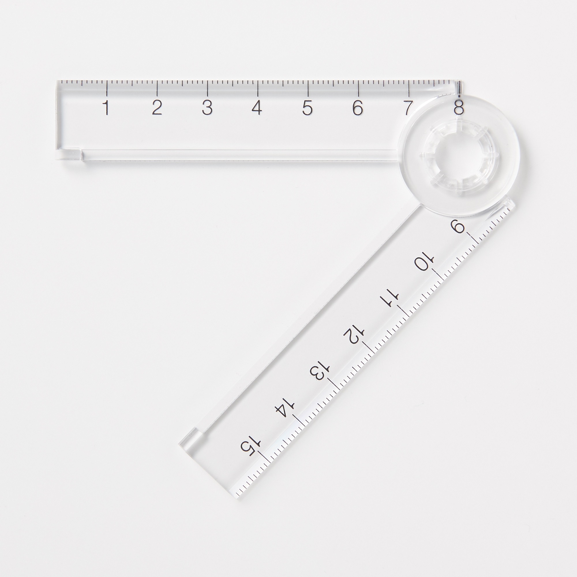 Polycarbonate Double ruler Mini