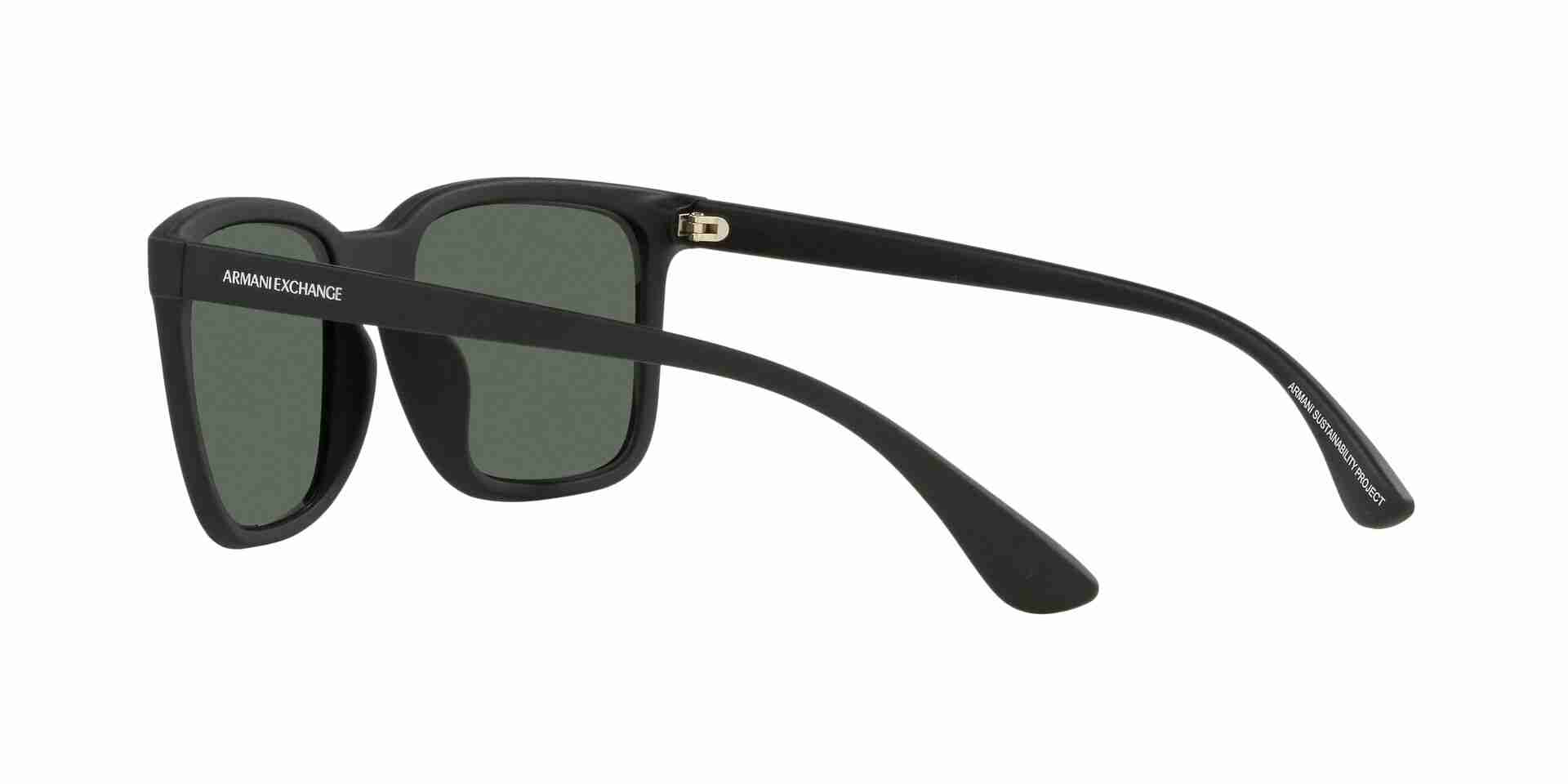 Black Rectangle Full Rim Sunglasses
