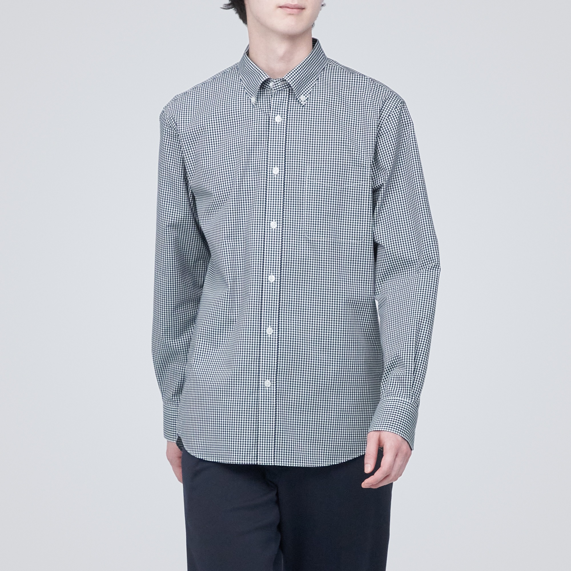Less Wrinkle button down shirt