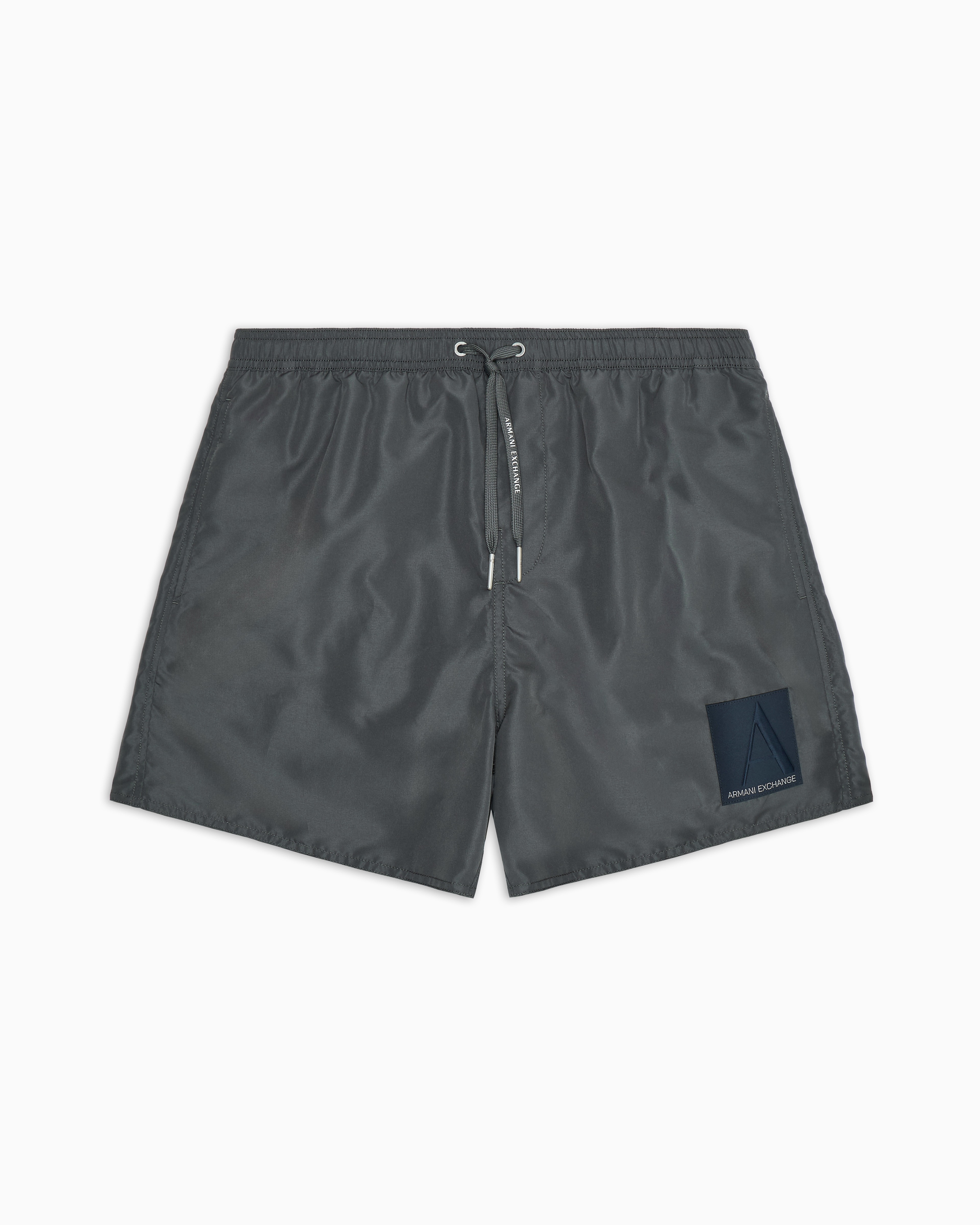 Embossed Patch Polyester Dark Shadow Boxer 3064