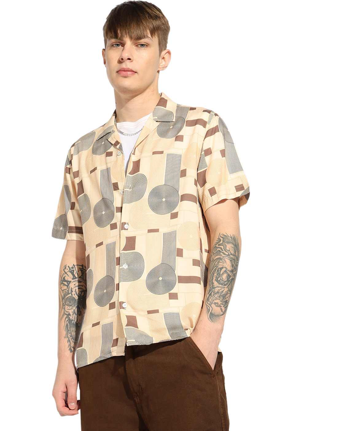 Regular Fit Resort Collar Shirt