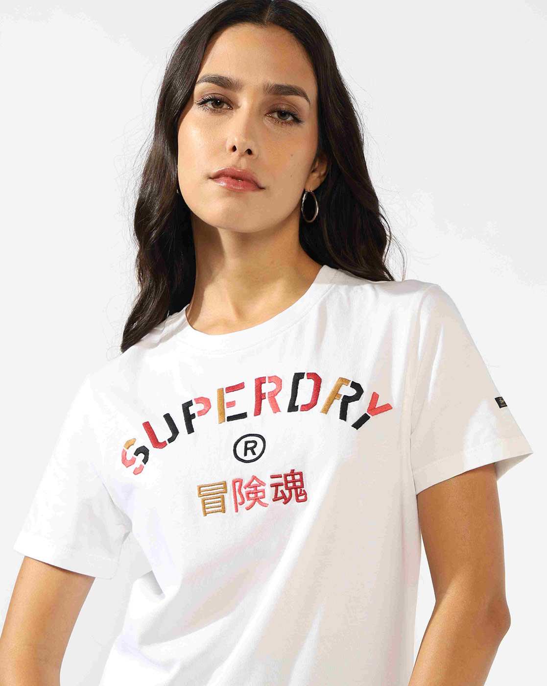 EMBROIDERED LOGO TEE