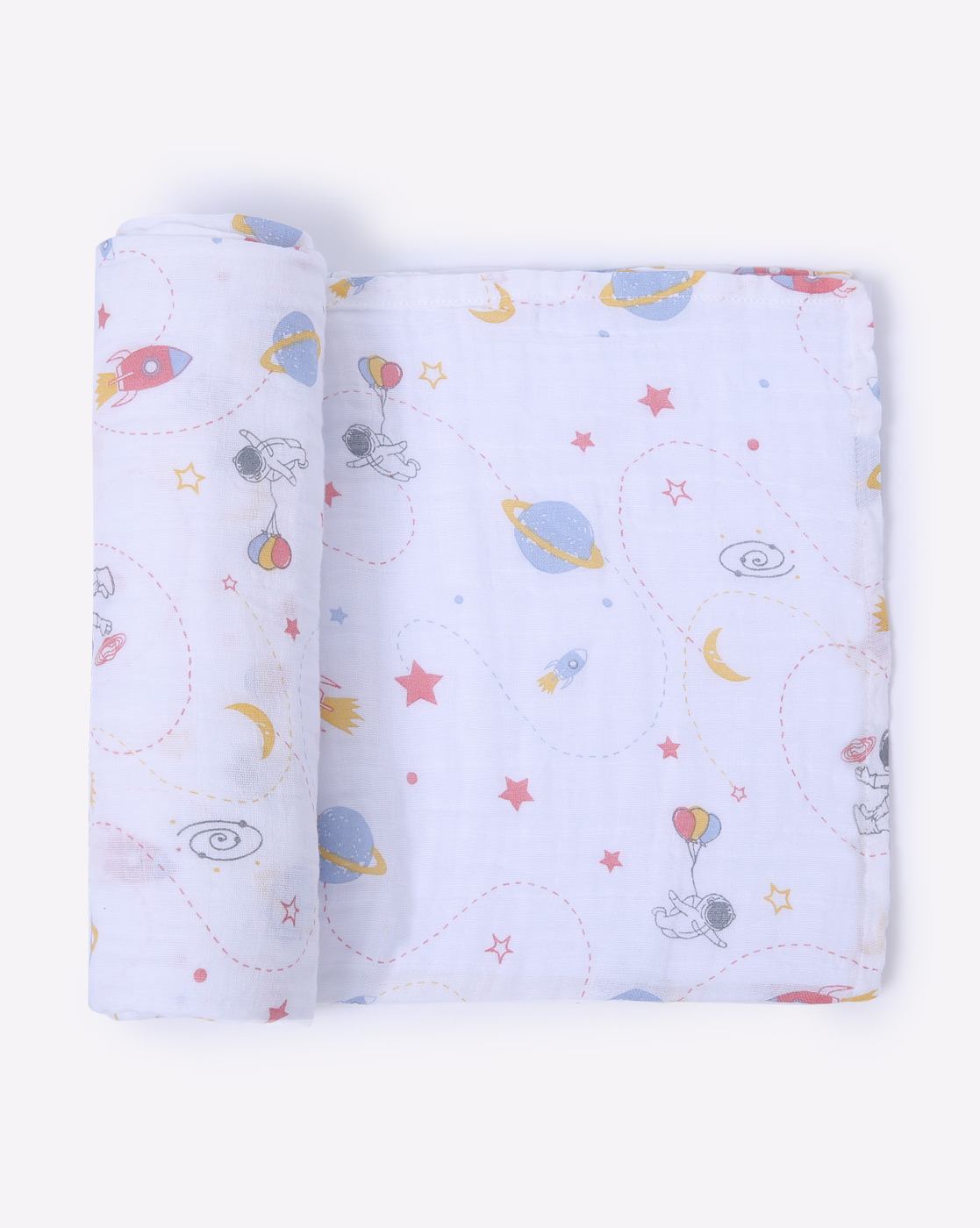 Mila Baby Swaddle Space Blue