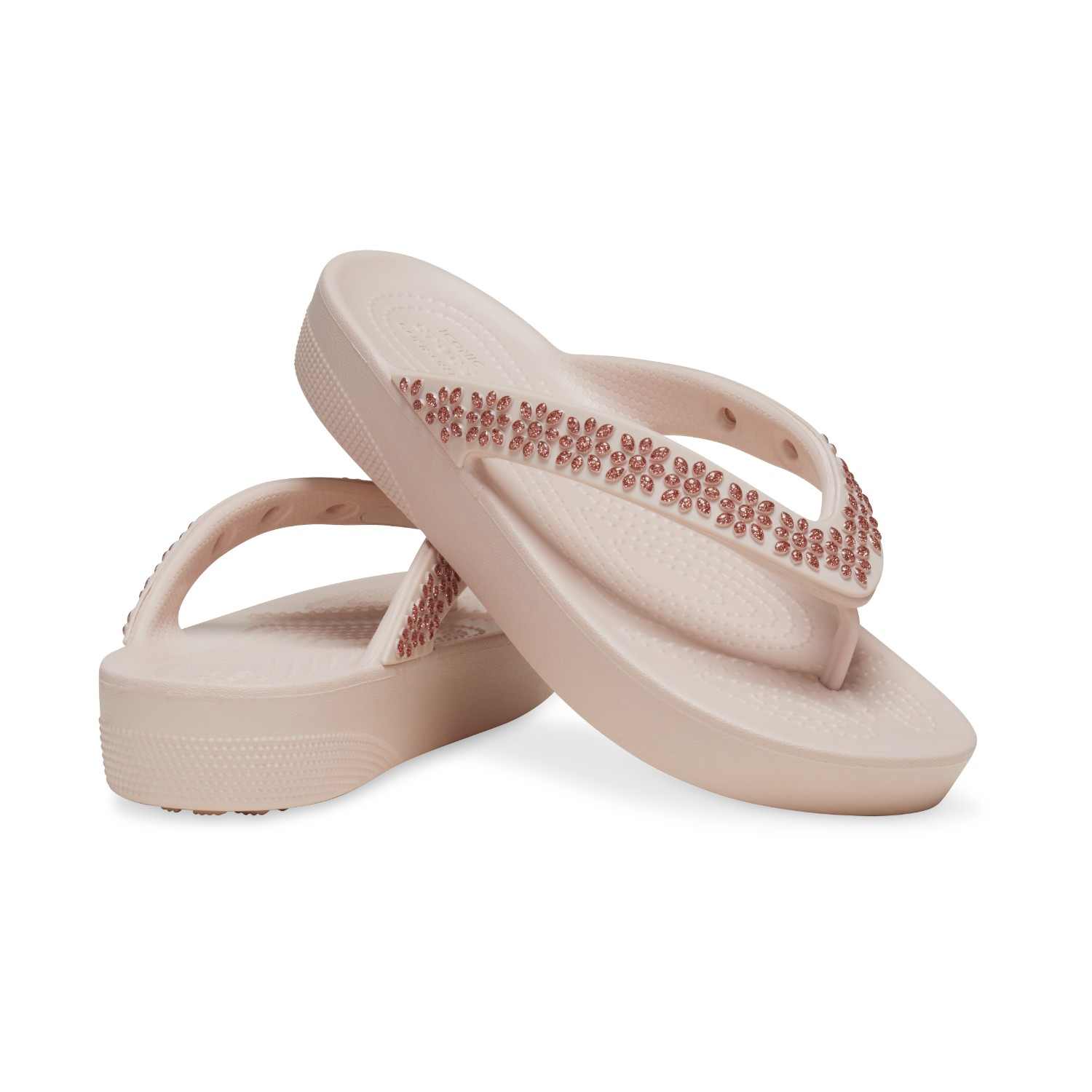 Classic Platform Diamante Quartz Women Flip