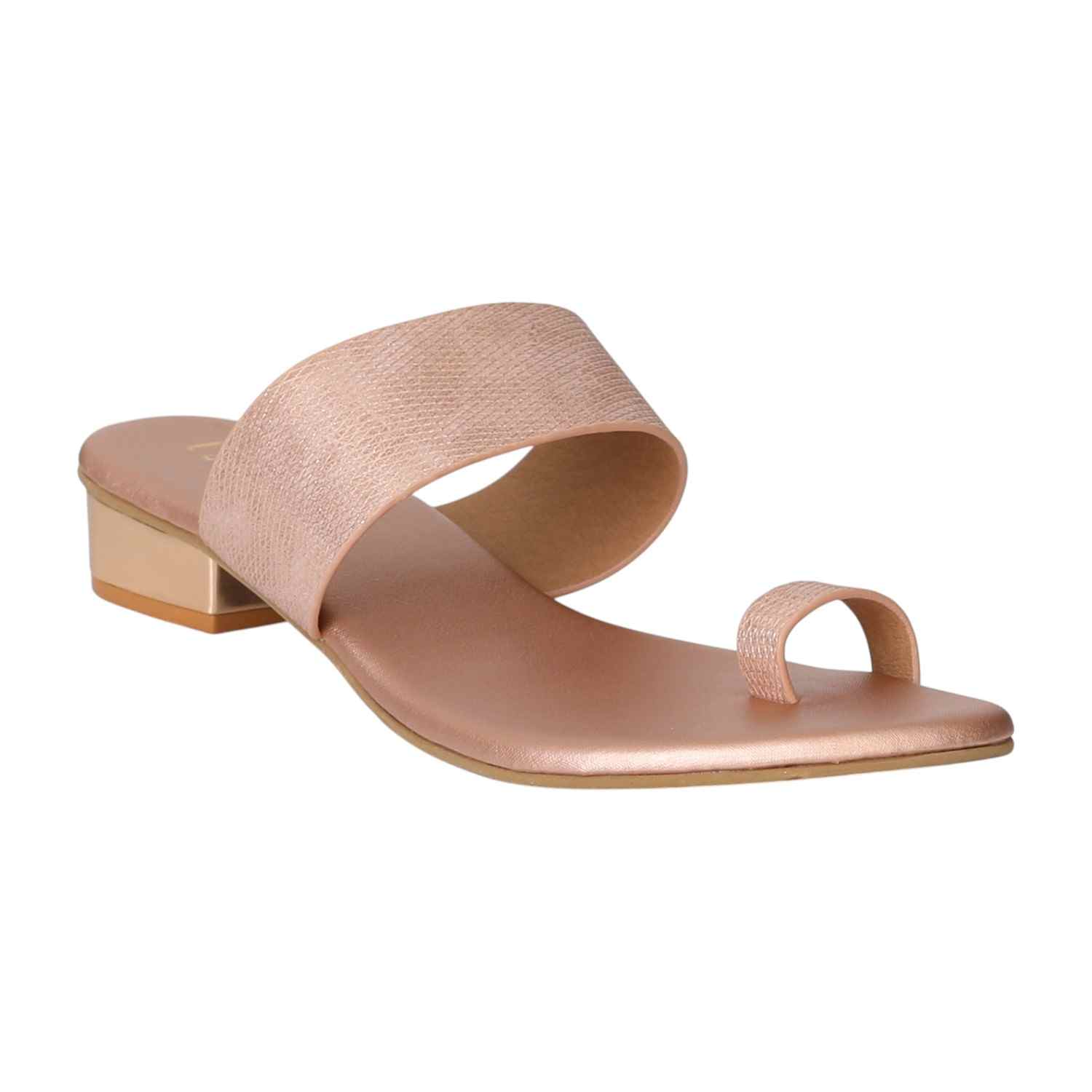 Women Rose gold RadiantRing Sandals | Centro Shoes & More