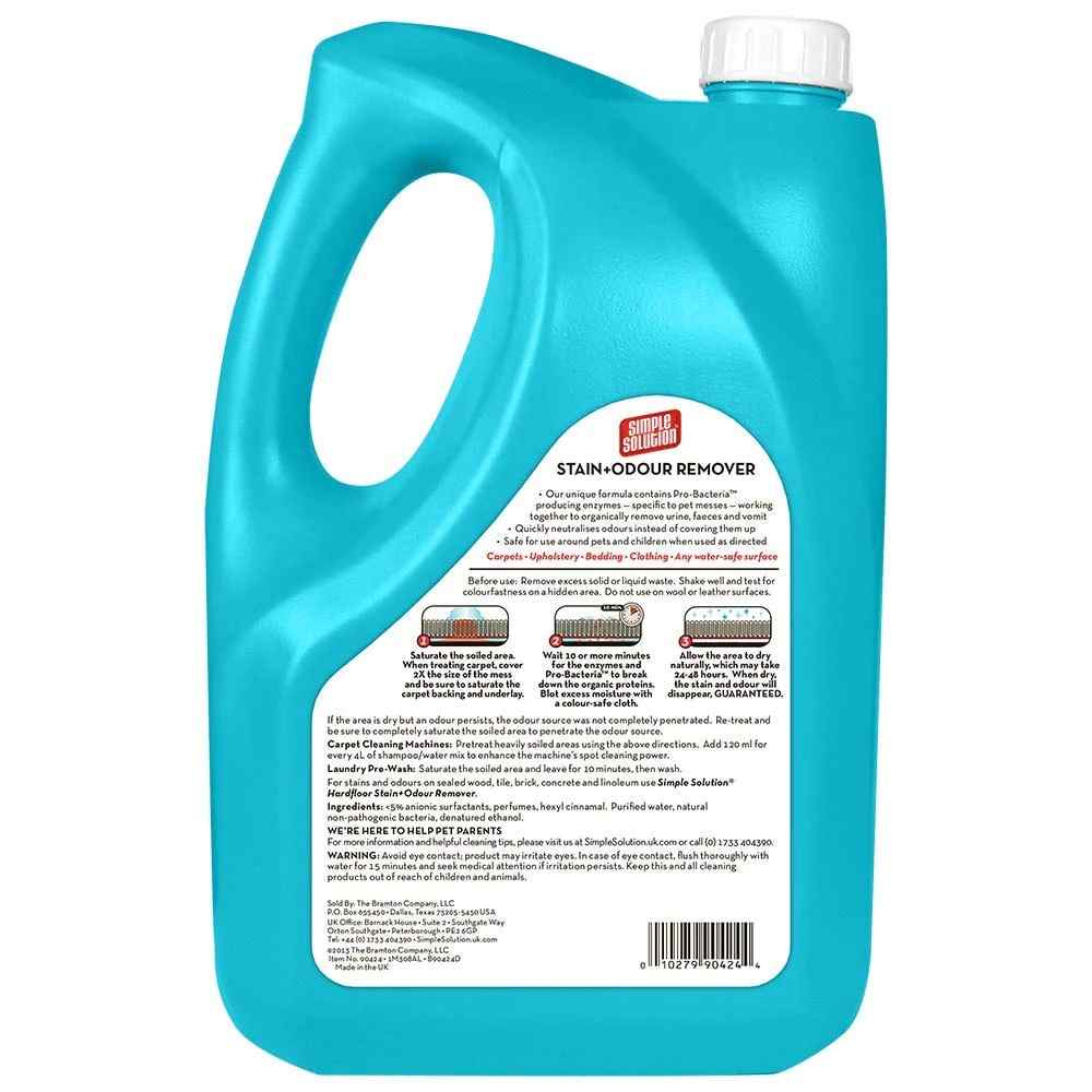Simple Solution Stain & Odour Remover for Dogs - 4 litre