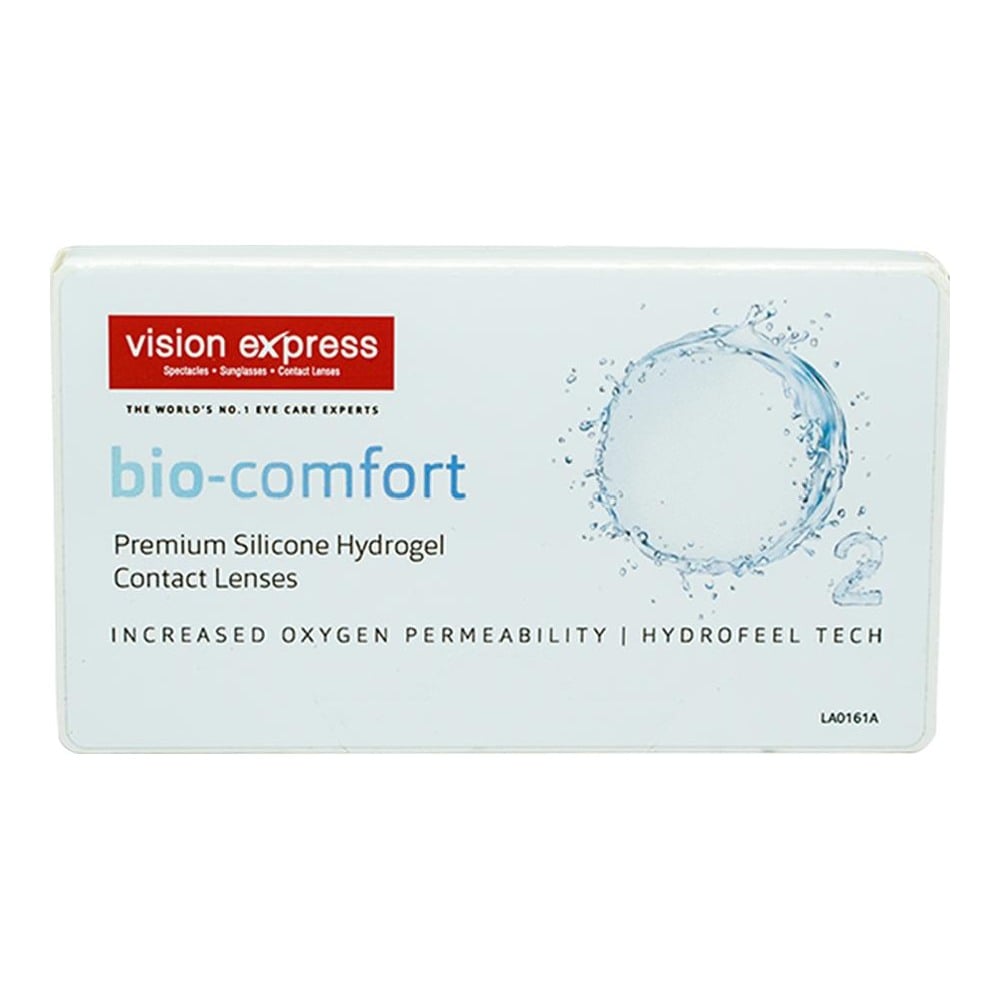 Monthly Bio-Comfort - Premium Silicon Hydrogel Contact Lenses(6 Lens Pack)