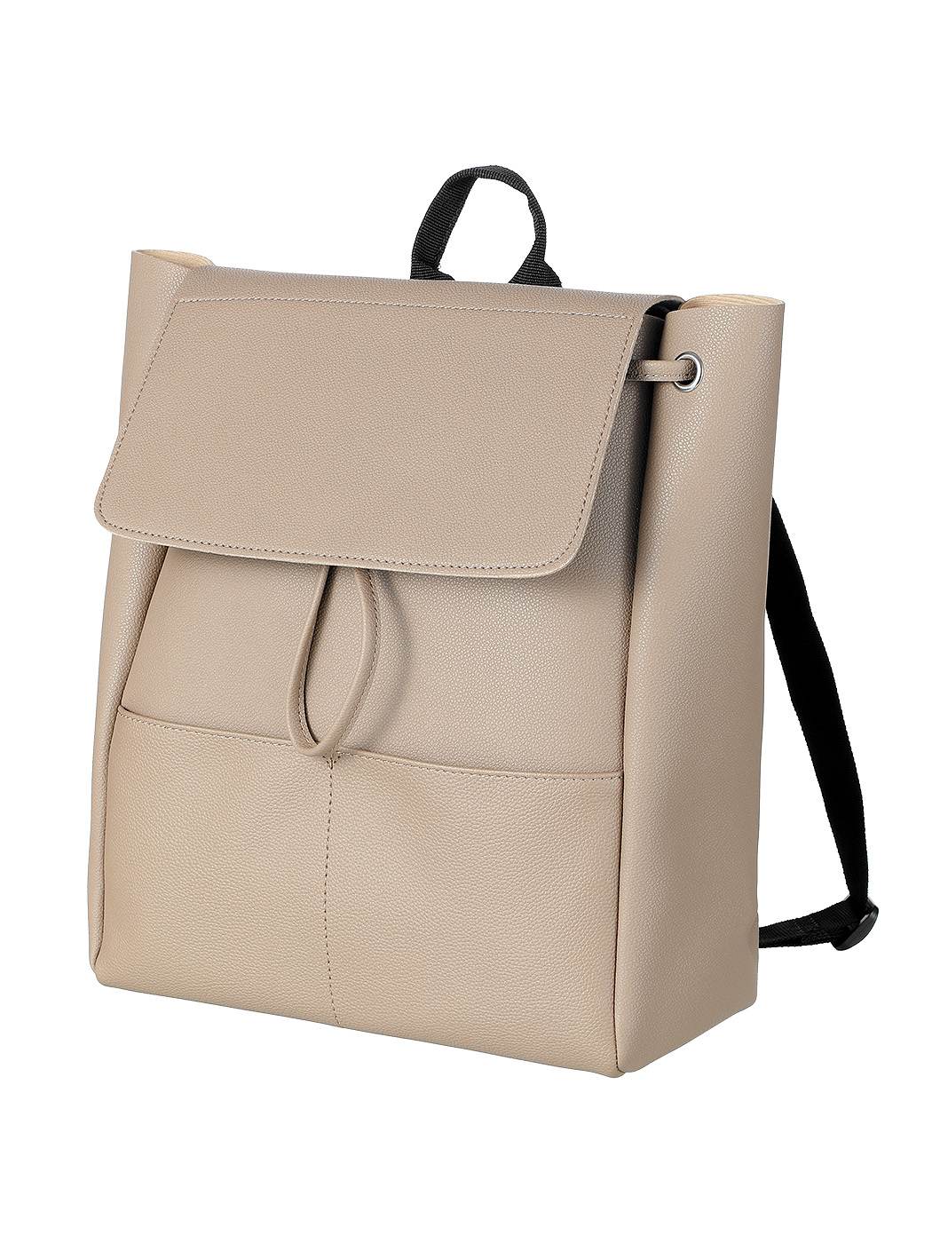 Beige Unisex Backpacks