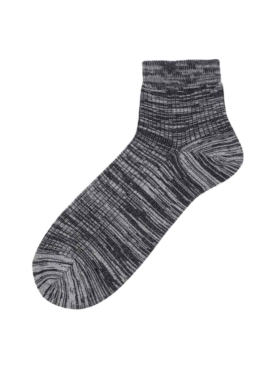 Miniso Men's Low Cut Socks 2 Pairs(Dark Grey)