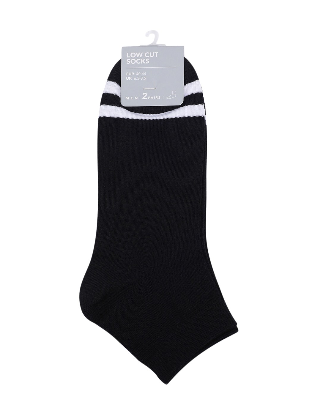 Miniso Men's Low Cut Socks 2 Pairs(Black)