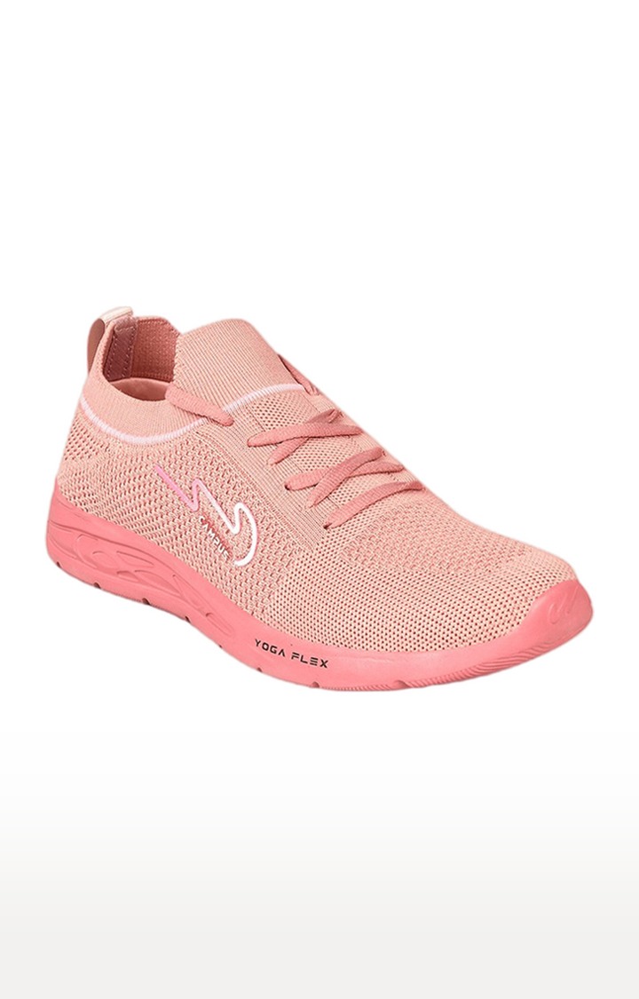 Women's Pink Mesh Running Shoes