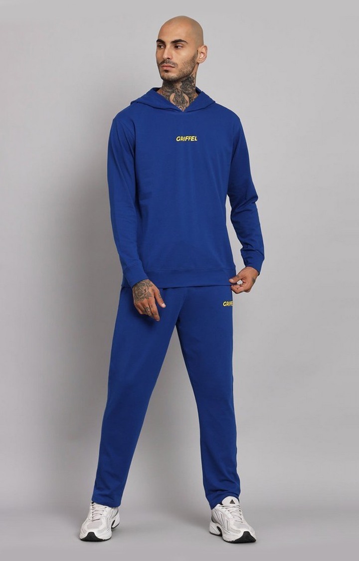 Men's Royal Solid Tracksuits