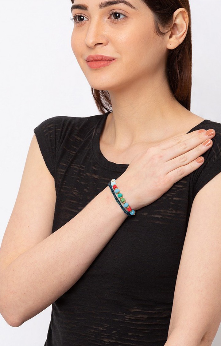 Globus Silver Friendship Bracelet