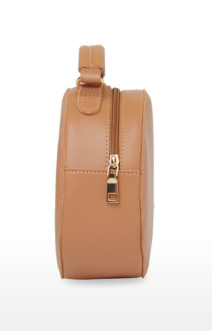 Globus Light Brown Cross Body