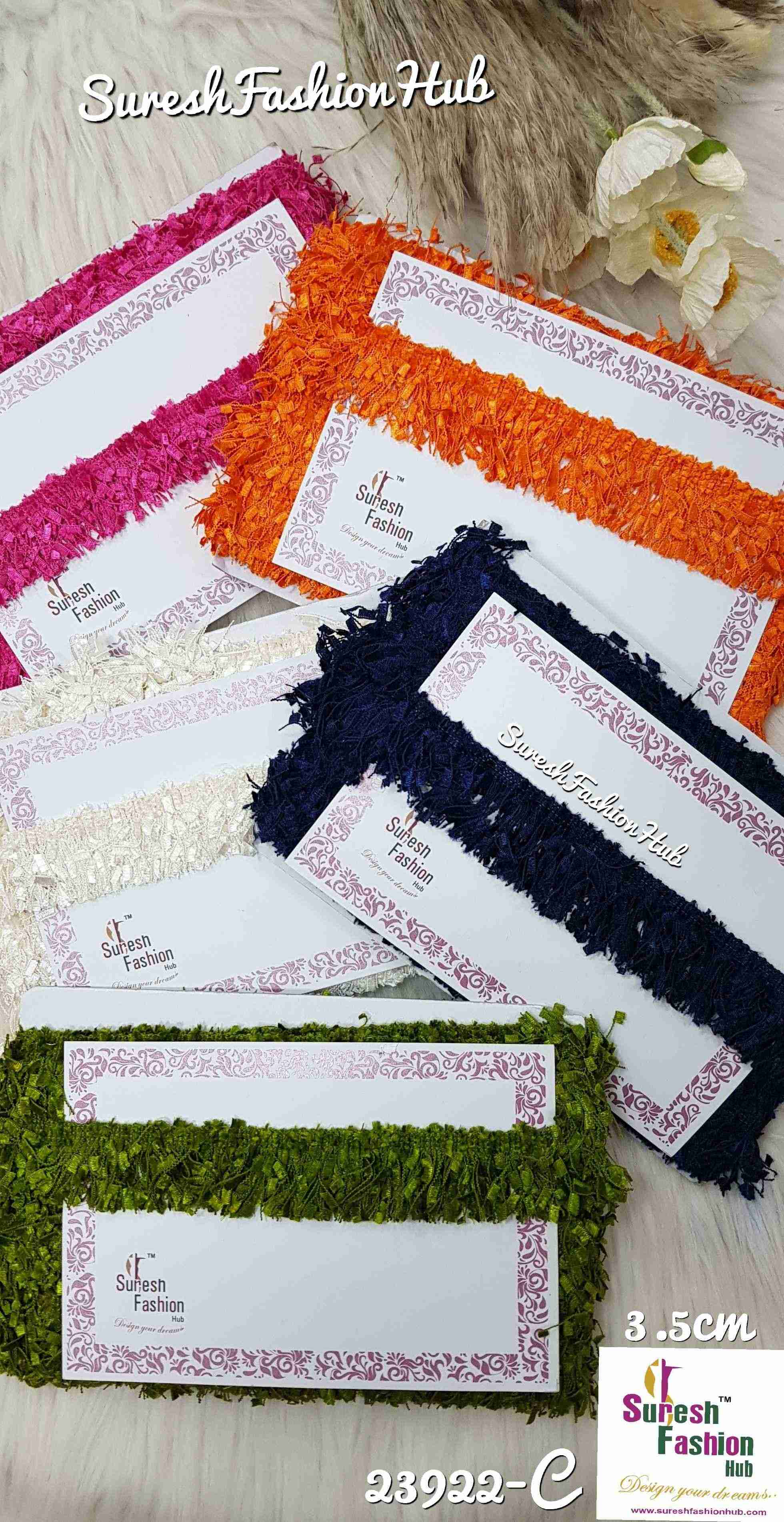 Furry Fringes Peach Trim