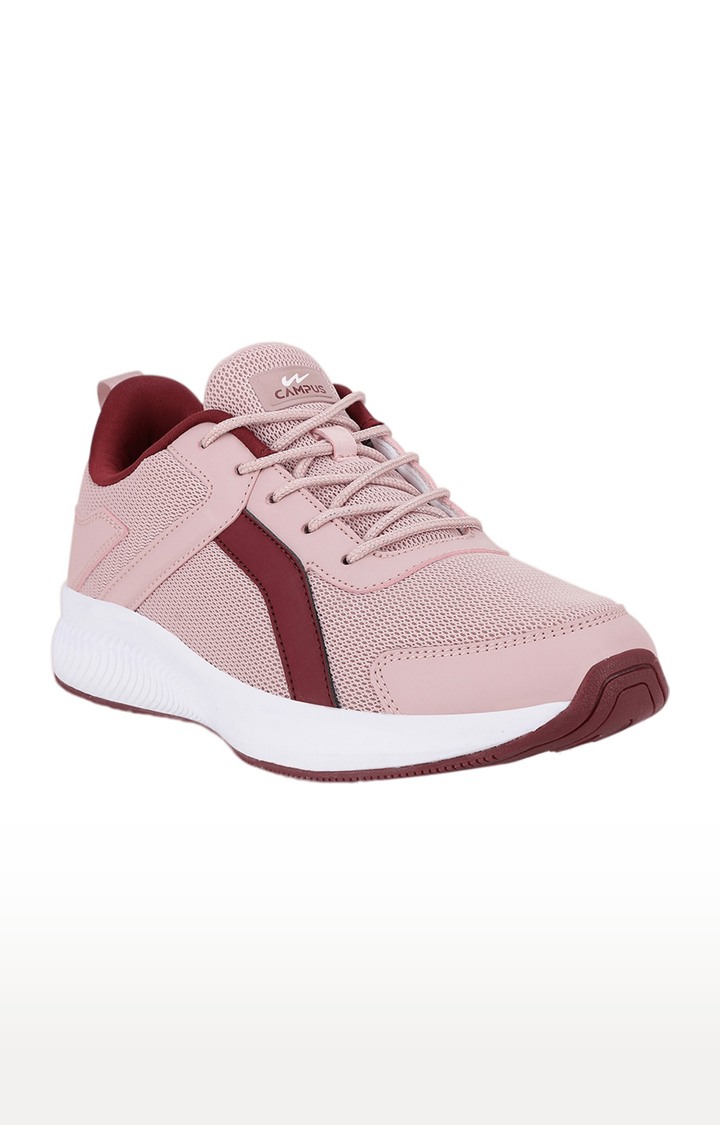 Women's Krystel Pink Mesh Running Shoes