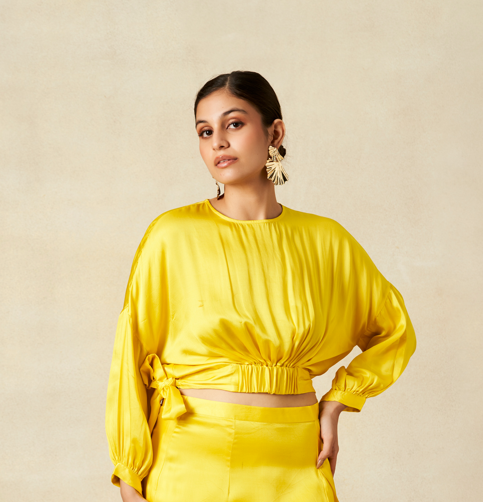 Yellow Bluzon Top
