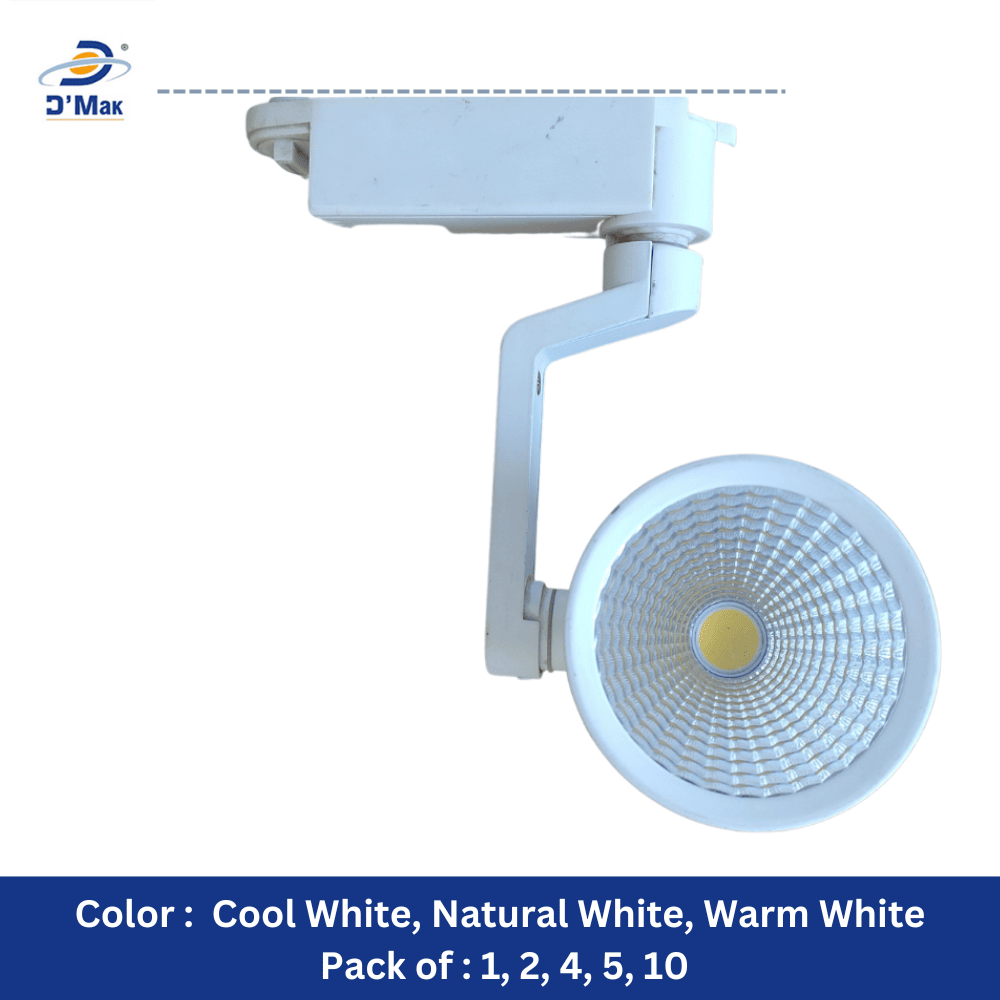 16 Watt LED Warm White Color White Body Track Light For Focusing Wall ...